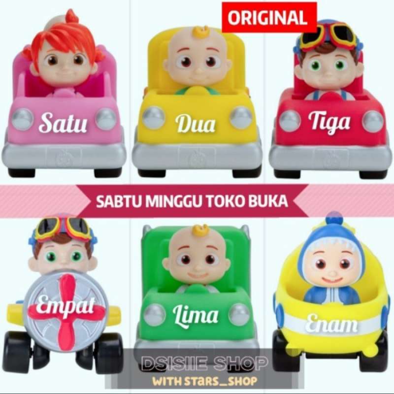 Promo CoComelon Collection Cars Mini Vehicle Assorted Original / Figure ...