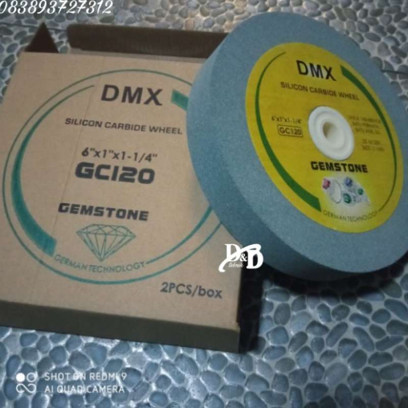 Jual Batu Gerinda Duduk Size 6x1x1- 1/4 Gc 120 Diamond Wheel 6 Inch(dnd ...