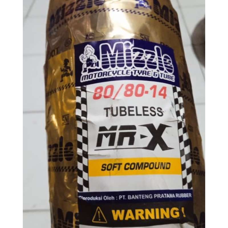 Promo Ban MIZZLE 80/80-14 MR X SOFT COMPOUND TUBELESS MOTOR MATIC ...