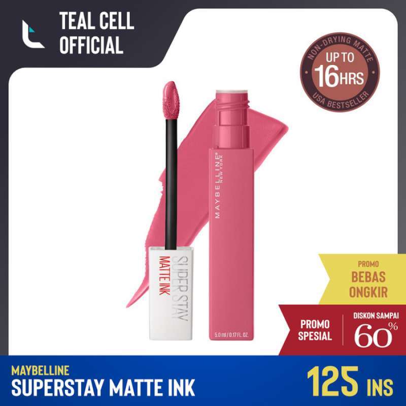 Promo Maybelline - Superstay Matte Ink Liquid Lipstick - 125 Inspirer ...