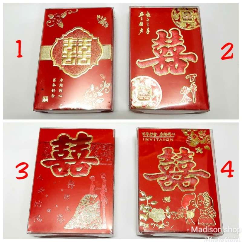 Promo Angpao Kawin Box Isi 28 Ampao Sangjit Murah Amplop Angpao Merah ...