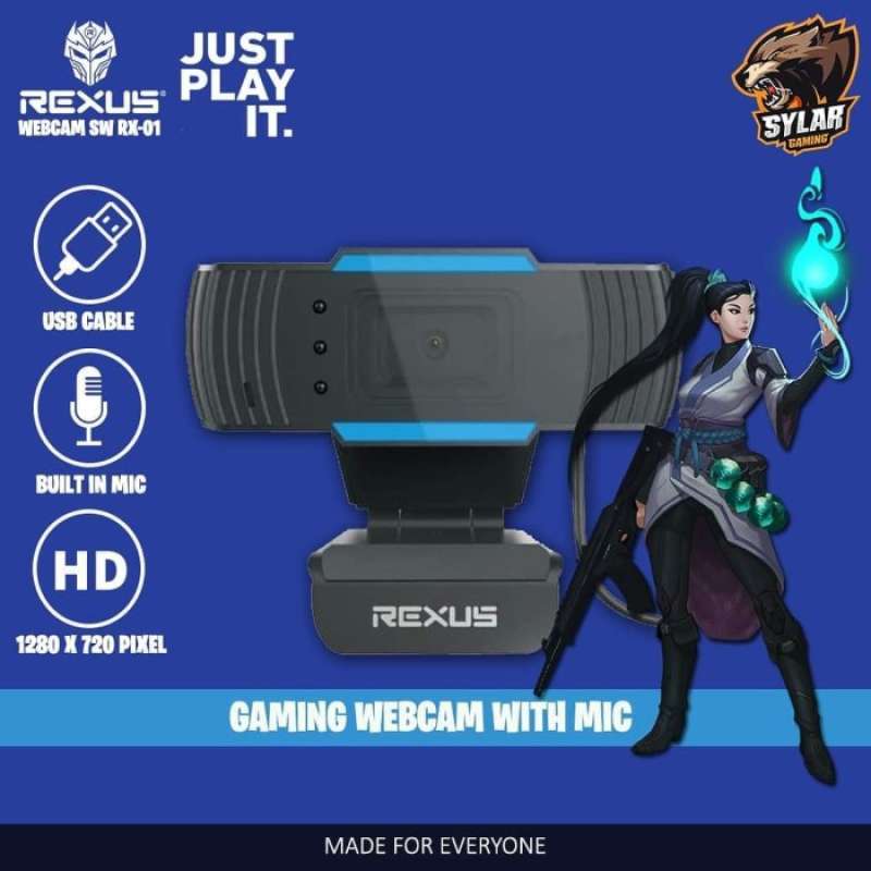 Promo Rexus Sw-Rx01 Webcam For Streaming With Mic Diskon 17% di Seller ...