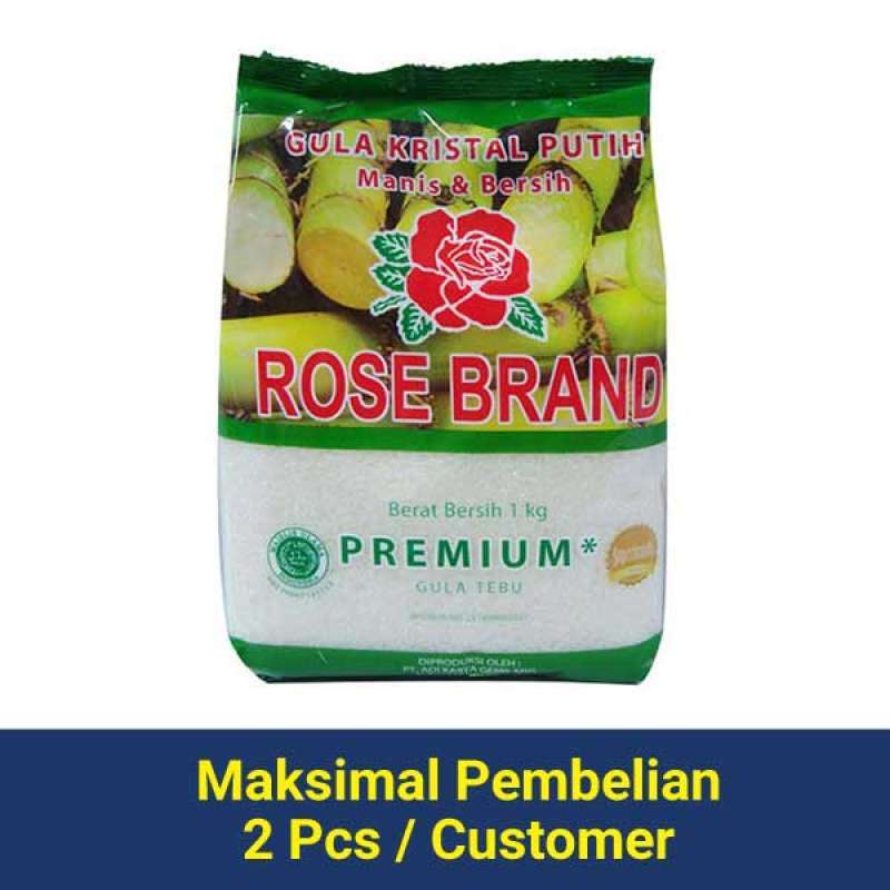 Jual ROSE BRAND GULA PASIR 1 KG di Seller Hypermart Yogya City Mall ...