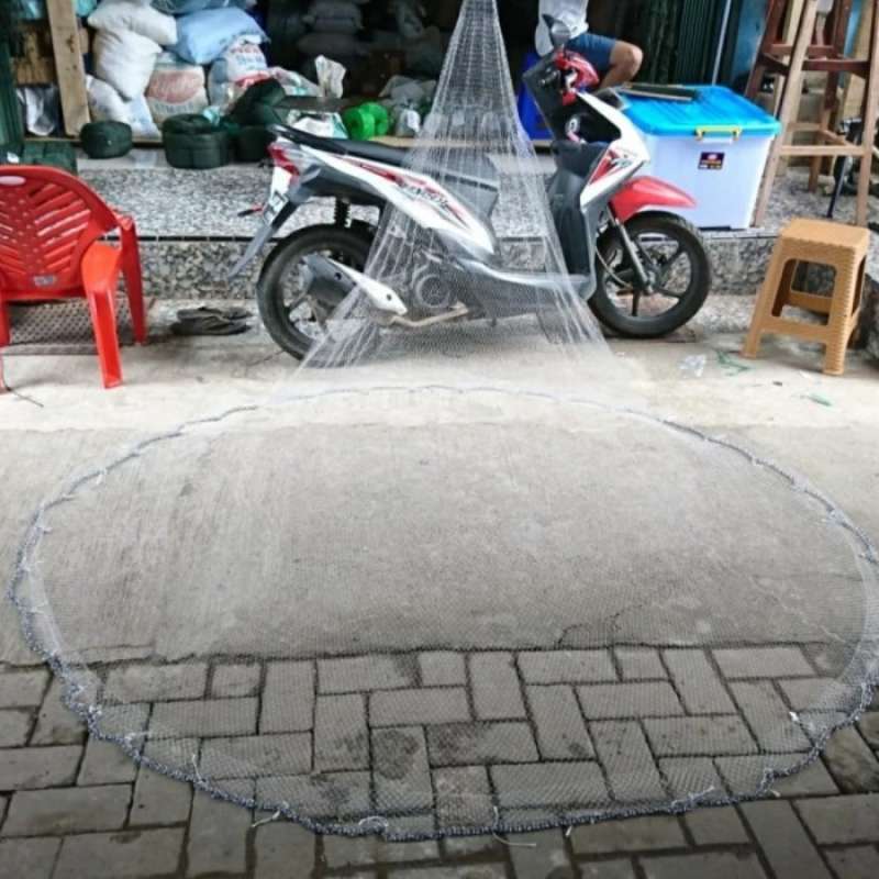Promo Jala Lempar 7 Feet Jala Ikan Jala Udang Jaring Rantai Timah ...