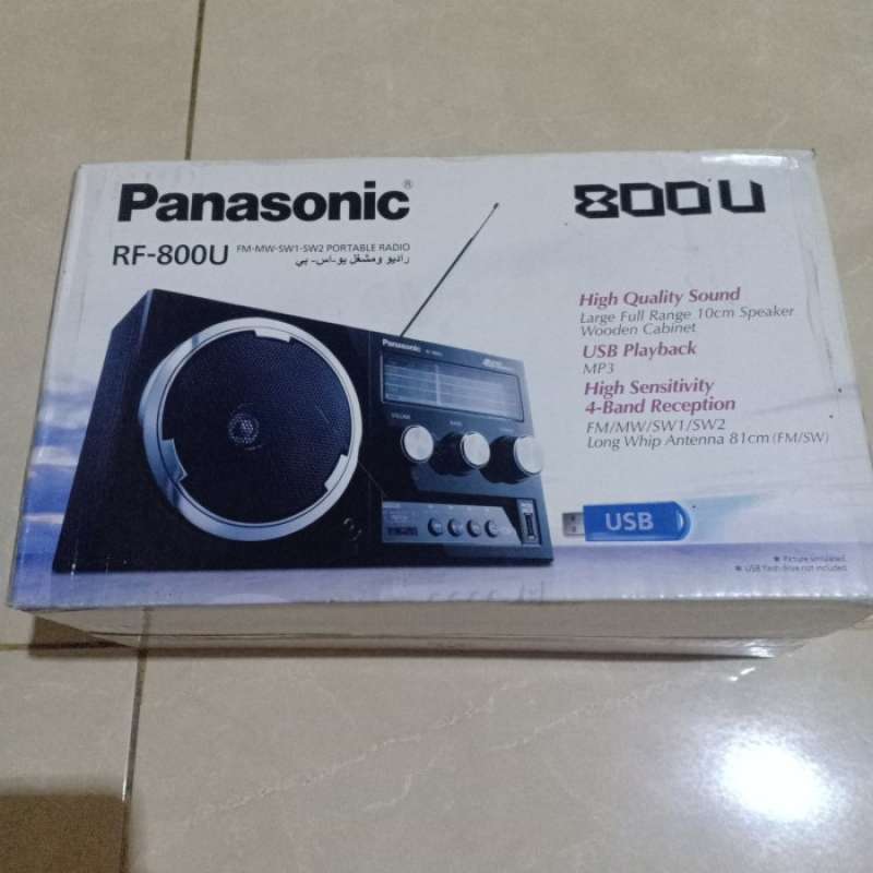 Promo Panasonic Radio Jadul Rf-800U Fm-Mw-Sw1-Sw2 Portable Radio Diskon 12% di Seller Thuestore ...