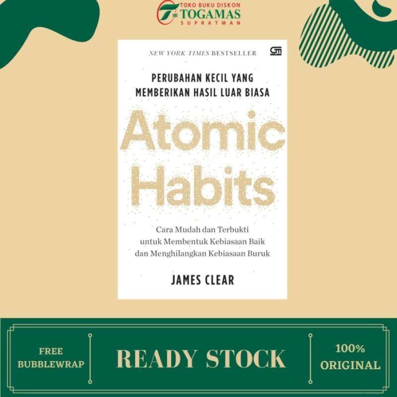 Promo ATOMIC HABITS (PERUBAHAN KECIL YANG MEMBERIKAN HASIL LUAR BIASA) Diskon 23% di Seller ...