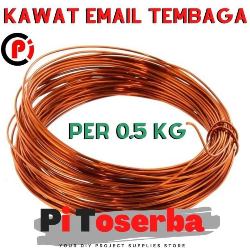 Jual Kawat Tembaga Email Ukuran Enamel Wire Cooper Per 500gr Banyak ...