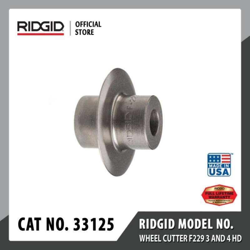 Promo RIDGID Wheel, Cutter F229 3 and 4 Hd-33125 Diskon 33% di Seller ...