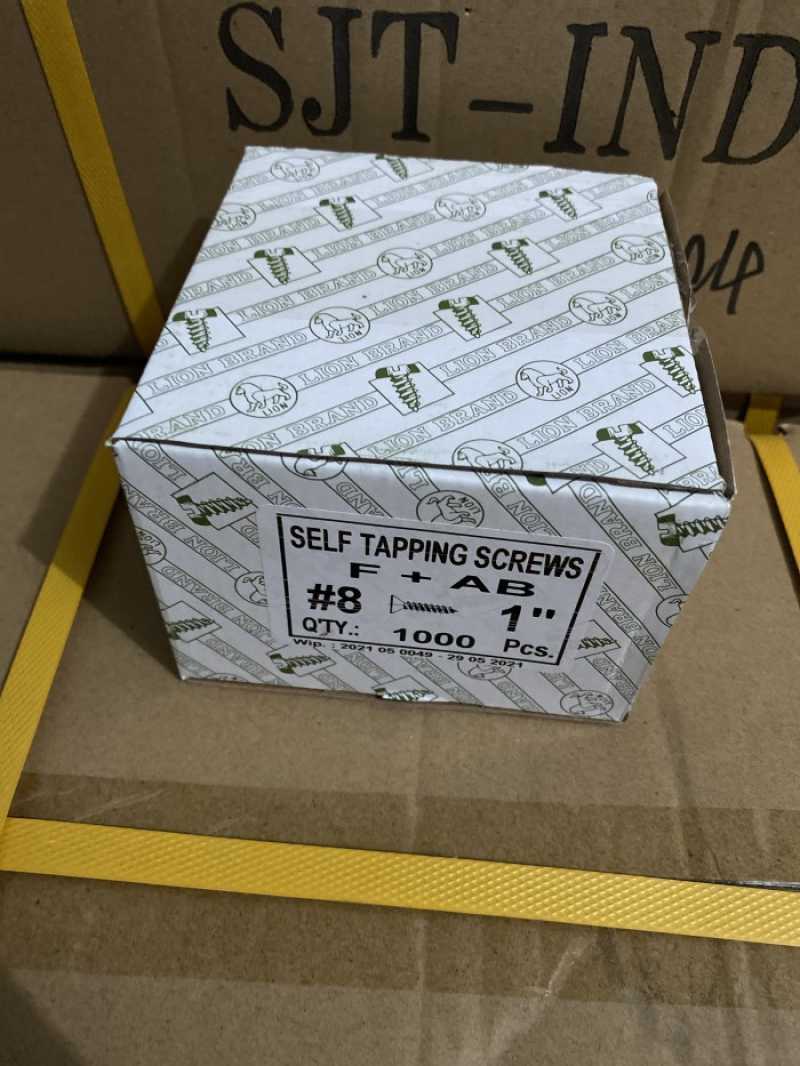 Promo Skrup Sekrup Tapping Screw FAB 8x1 Aluminium (1000 pcs) Diskon 33 ...