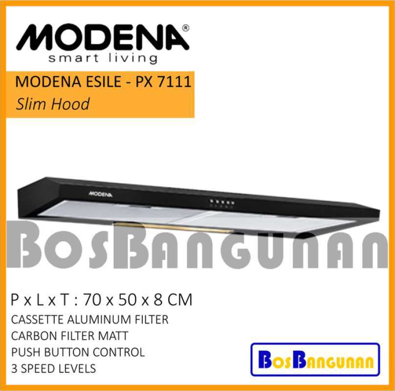Promo Cooker Hood Modena Esile Px 7111 / Exhaust Fan Modena Px7111 ...