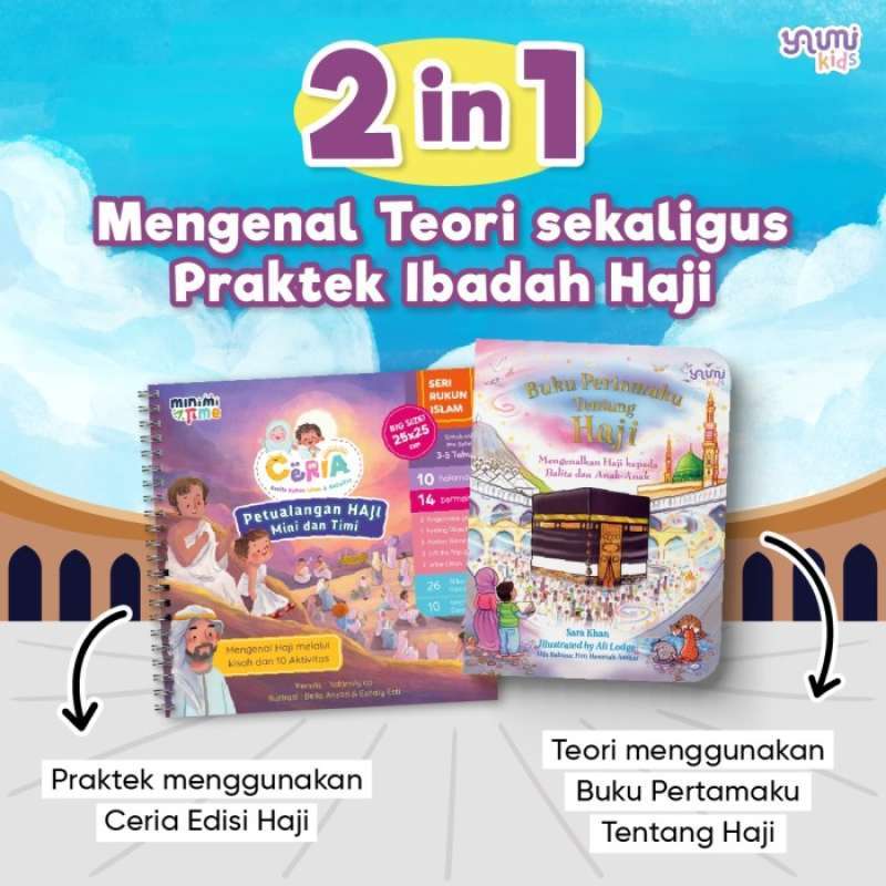 Promo Buku Pertamakuntentang Haji Boardbook Petualangan Haji Mini Timi ...