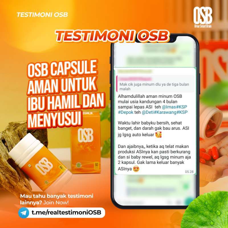 Promo Osb Omar Smart Brain Untuk Anak Asli Obat Pintar Cerdas Anak Osb Kapsul Vitamin Osb 100% ...