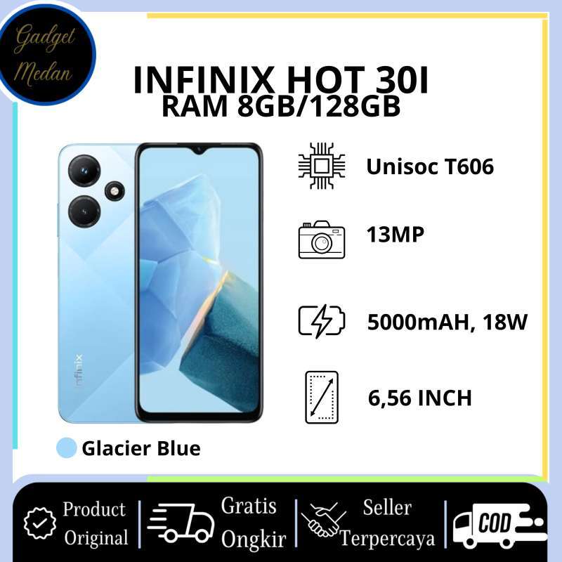 Jual Infinix Hot 30i Ram 8gb/128gb Garansi Resmi -gadget Medan Di Seller Gadget Medan - Bandar ...