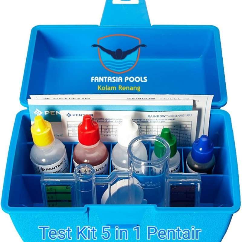 Promo Test Kit 5 In 1 Pentair / Rainbow | Test Kit Kolam Renang Diskon ...