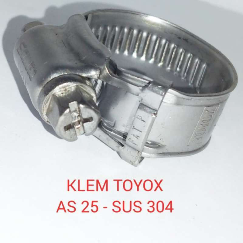 Jual Klem Toyox Clamp Tipe As 25 Scalgo All Stainelss Sus 304 Made In ...