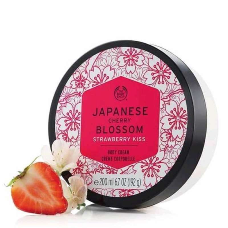Promo THE BODY SHOP JAPANESE CHERRY BLOSSOM STRAWBERRY KISS 200ML ...