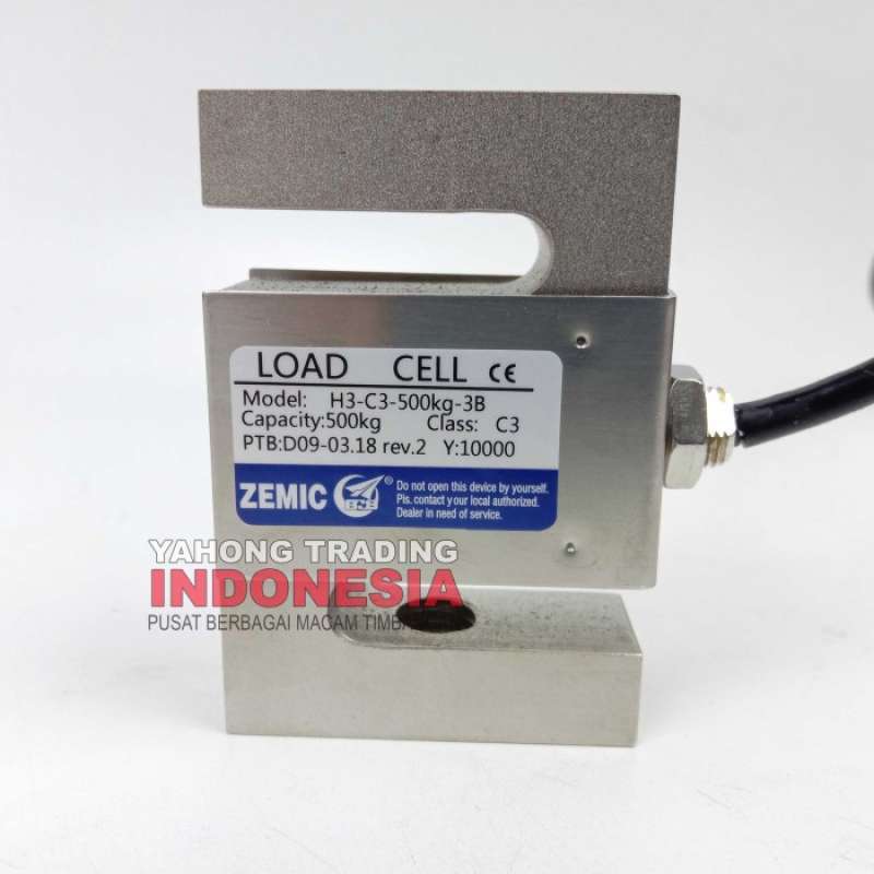 Jual Load Cell Zemic / Sensor Timbangan Bentuk S 500 Kg H3 di Seller ...