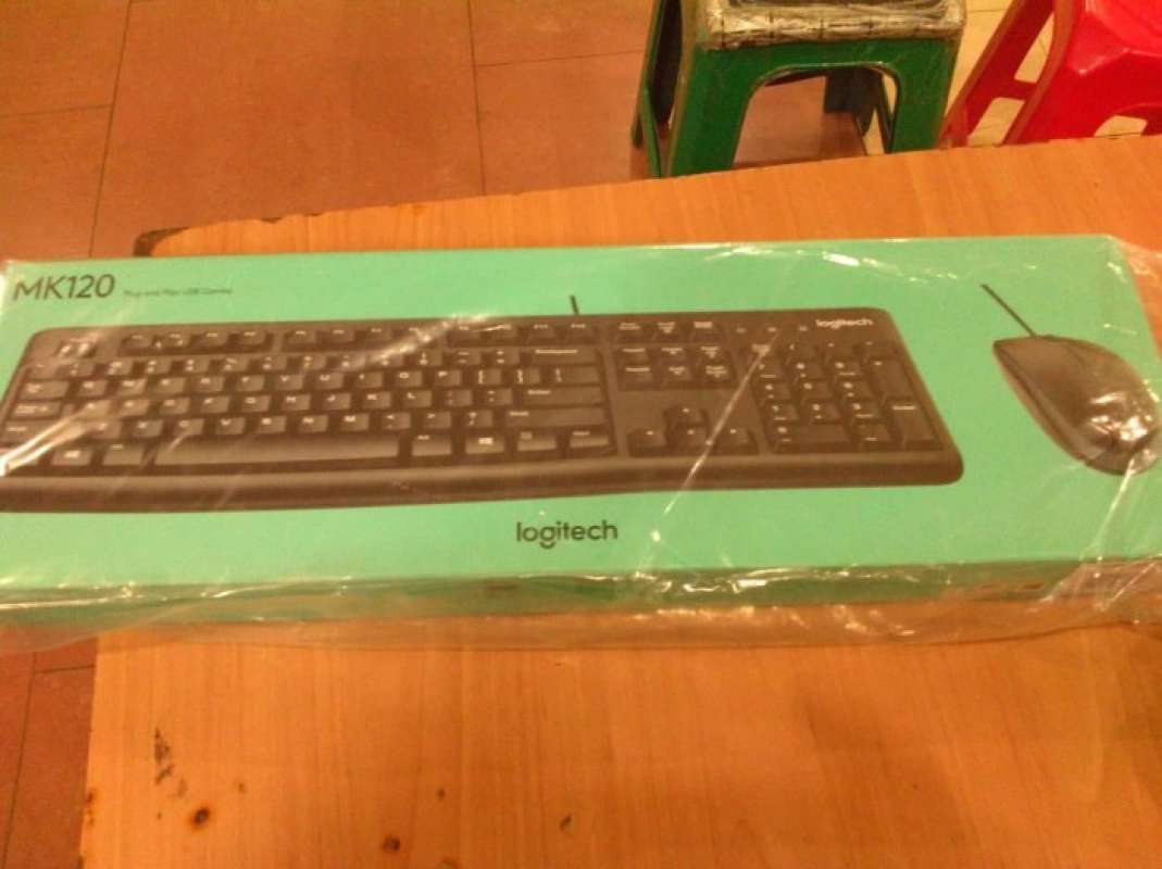 Jual Logitech Keyboard Mouse Mk120 Usb Keyboard Mouse Combo Di Seller Indah Komputer - Tegal ...