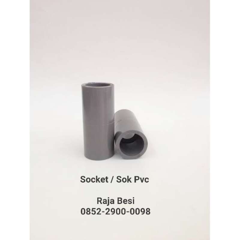 Jual Sambungan Paralon Socket Pipa Pvc 3/4 Rucika di Seller Raja Besi ...