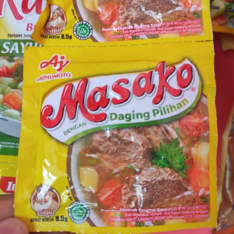 Jual Masako Bumbu Kaldu Ayam / Sapi Sachet 8.5 Gram Di Seller Doyan ...