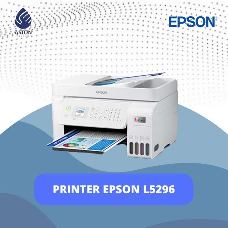 Jual Printer Epson L 5296 Putih Wifi Multifungsi ADF - Tinta Original ...
