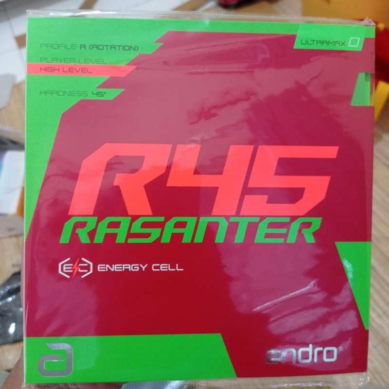 Jual Karet Tenis Meja Andro Rasanter R45 Green Original Kode Br08 di Seller Ceria Worley ...