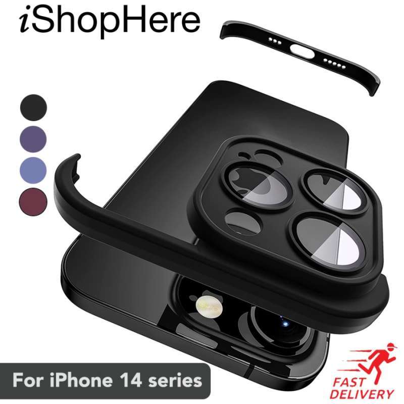 Jual Casing iPhone 14 Pro Max Plus Hard Case Bumper With Camera Cover ...