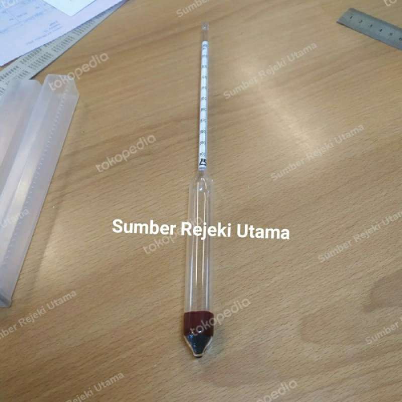 Jual Hydrometer / Thermometer 800 - 900 Ml / Alat Ukur Tes Solar Di ...