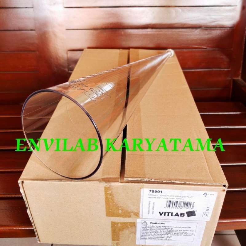 Jual Vitlab Sedimentation Cone Imhoff Cap 1000 Ml Bahan San Plastik Akrilik Di Seller Onic Shop ...