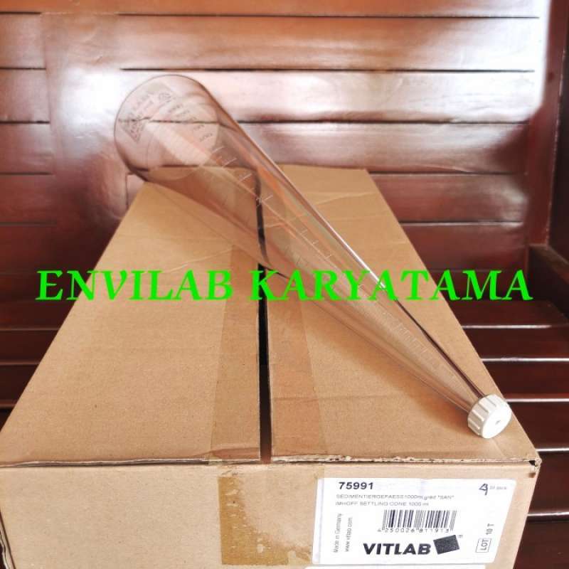 Jual Vitlab Sedimentation Cone Imhoff Cap 1000 Ml Bahan San Plastik Akrilik Di Seller Onic Shop ...
