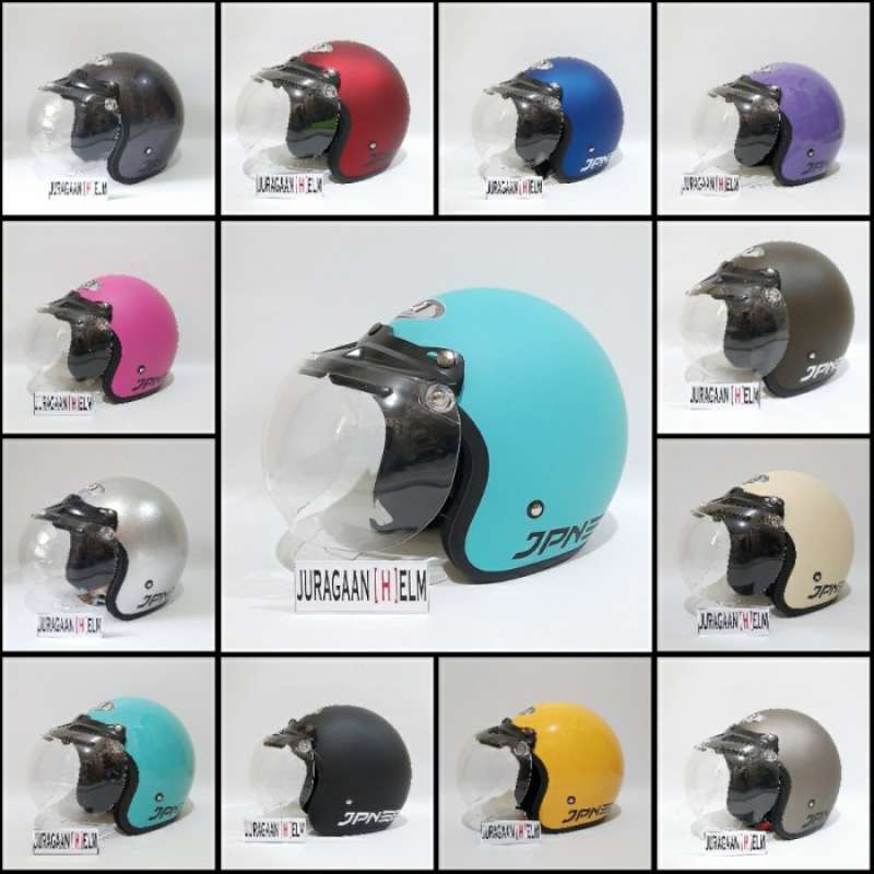 Promo Helm Jpn Arc Retro Original Khusus Cembung Bening - L Diskon 29% ...