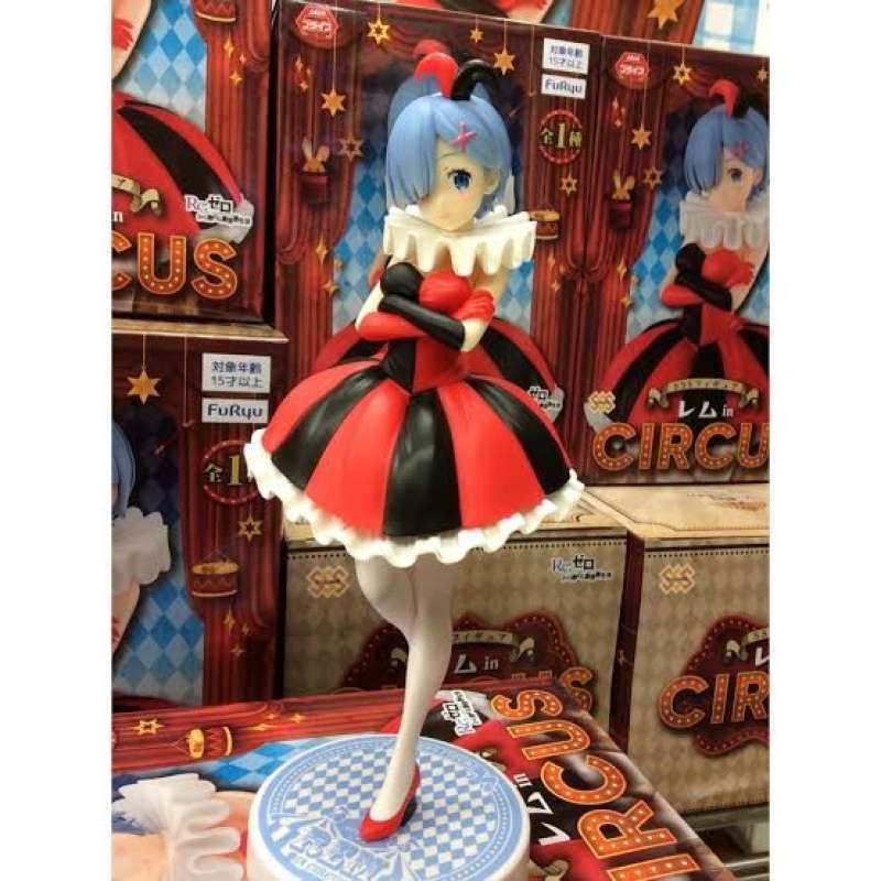 Promo Rem Re:zero Figure Sss Furyu Original Circus Ver Misb Diskon 23% ...