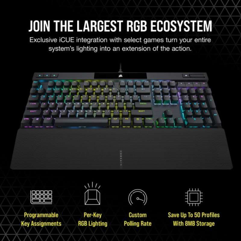 Promo corsair k70 rgb pro mechanical with pbt double shot pro keycaps ...