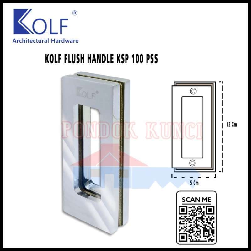 Jual Flush Handle Pintu Sliding Kaca Kolf Gagang Pintu Kaca Kolf Ksp100 ...