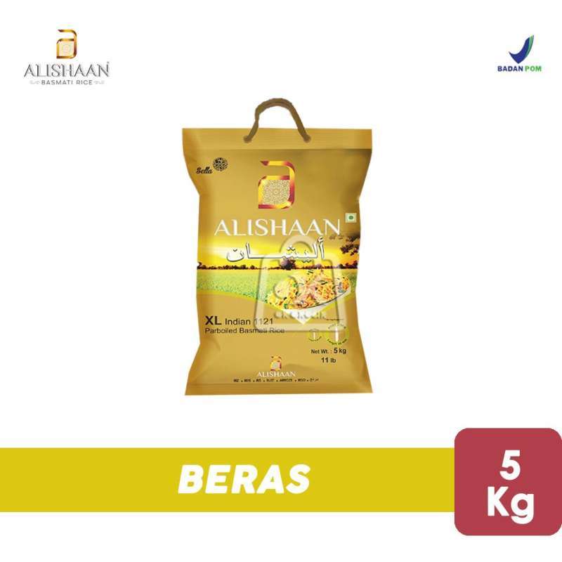 Promo Beras Basmati Alishaan / Basmati Rice (Kemasan asli 5kg) Diskon ...