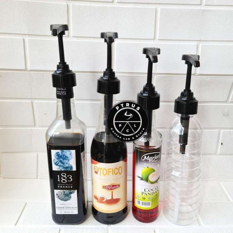 Jual Pump Syrup - Pompa Sirup - Pompa Botol - Hitam - Botol Denali Di ...