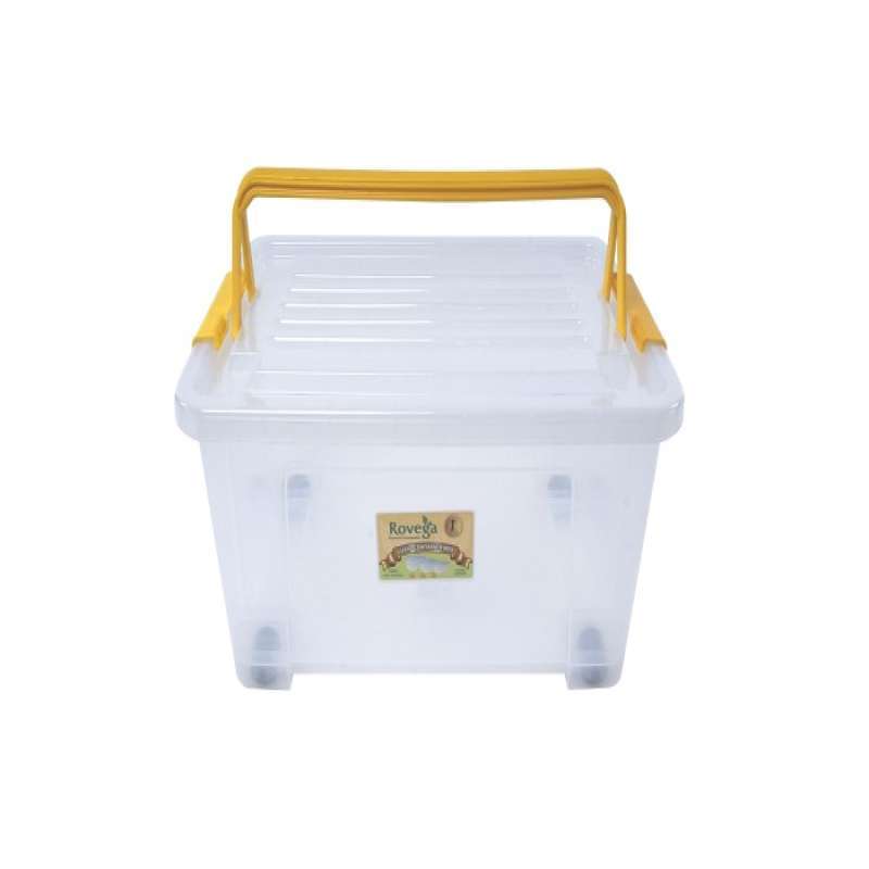Jual Rovega Kotak Kontainer Plastik Premium Dengan 4 Roda 35 Liter ...