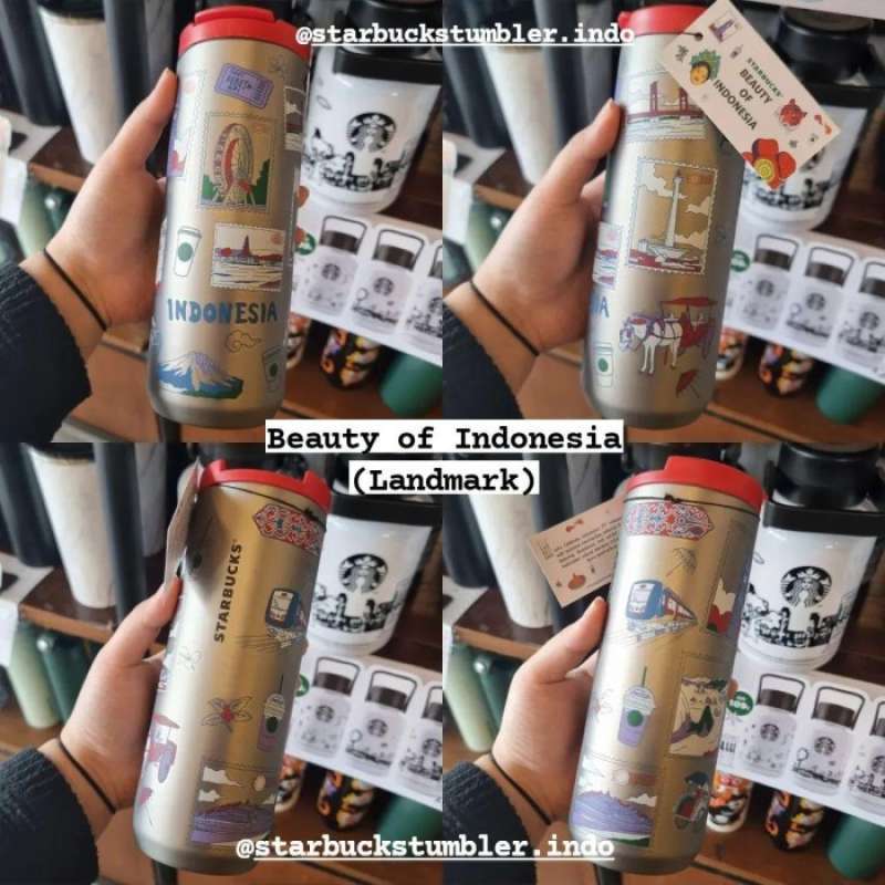 Promo Starbucks Beauty Of Indonesia Tumbler Stainless Bottle Grande ...