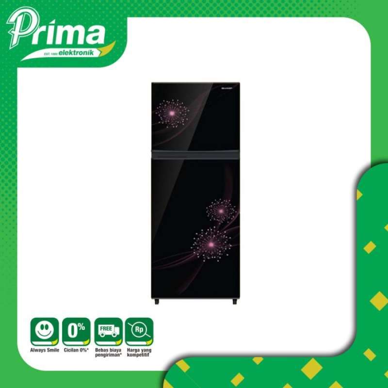 Promo Sharp Kulkas Kecil 2 Pintu Small 2 Door Refrigerator Sj237Mgdp ...