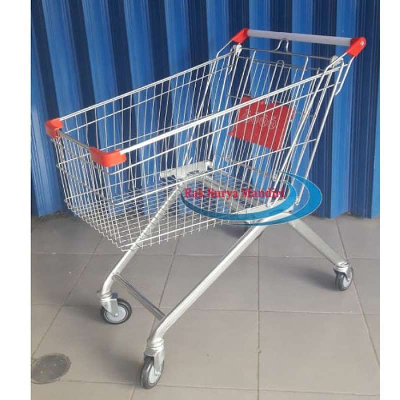 Promo Trolley Supermarket 180 Liter Diskon 23% di Seller Sumber Rezeki ...