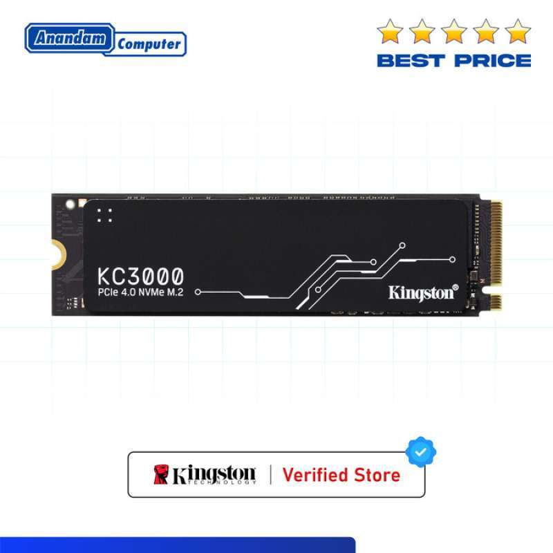 Jual Kingston KC3000 SSD Internal 512GB M.2 NVMe 2280 3D NAND TLC di Seller ANANDAM.ID Official ...