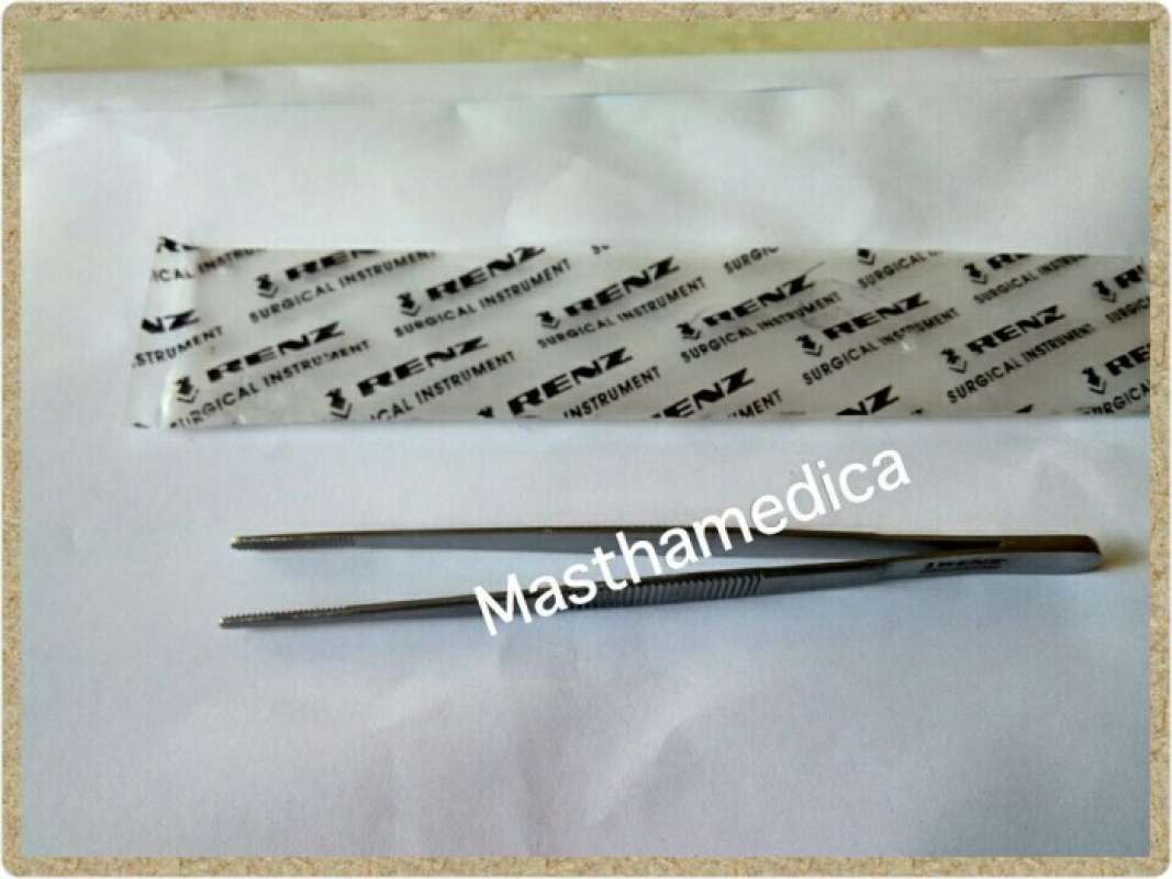 Promo Pinset Anatomis Renz 16/16,5 /17 Cm Anatomical Anatomi Dressing ...