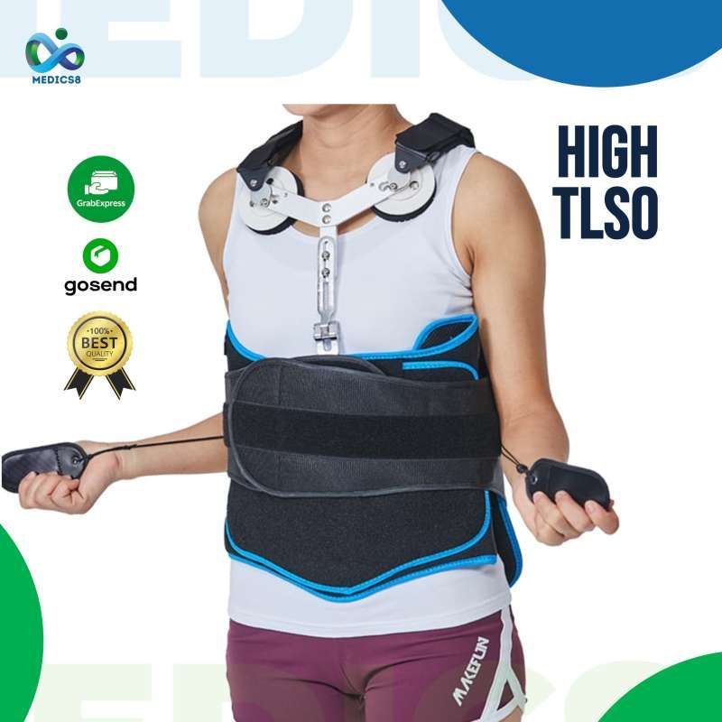 Jual High Tlso - Tlso Thoracic Full Back Brace For Men And Women Di ...
