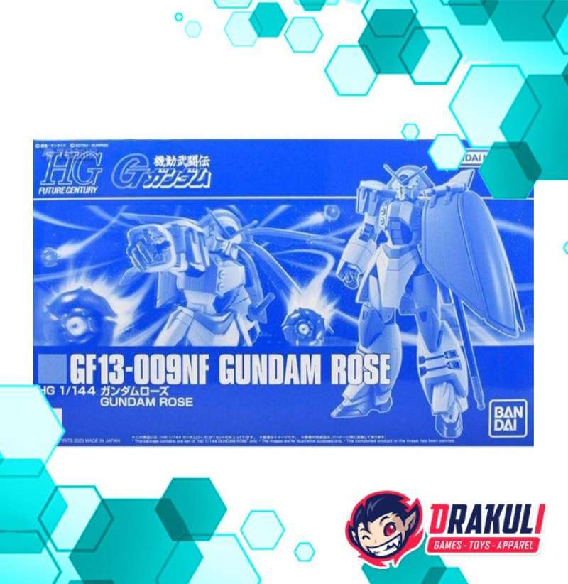 Jual BANDAI Plamo HGFC GF13-009NF Gundam Rose di Seller Drakuli Games Official Store - Drakuli ...