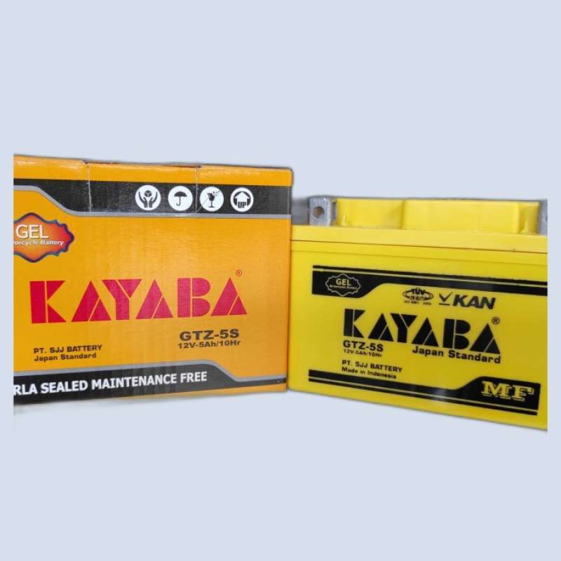Promo Aki / Accu Kayaba Gtz5s 5ah Gell Utk Spd Mtr Supra, Beat, Scopy, Vario Diskon 17% Di ...