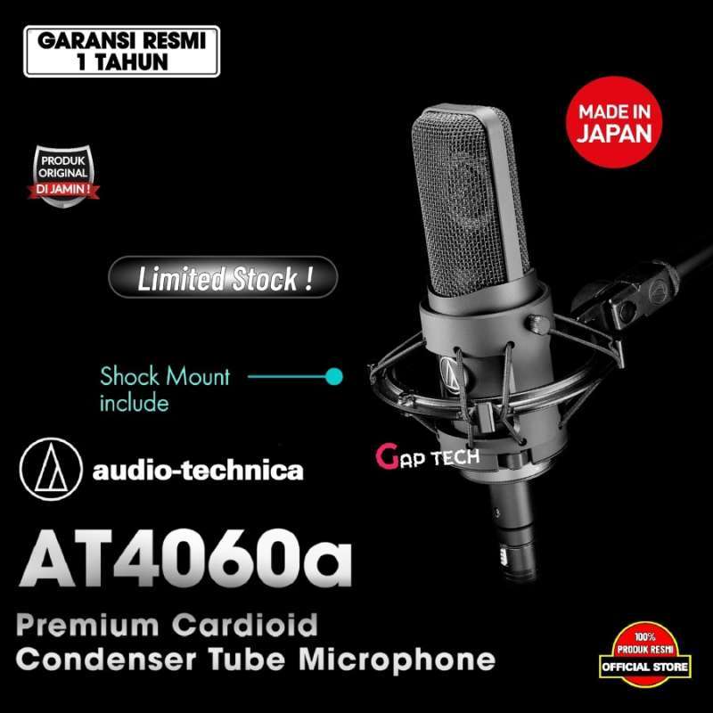 Jual Audio Technica AT4060A / AT4060 A Cardioid Condenser Tube Microphone Original di Seller Gap ...