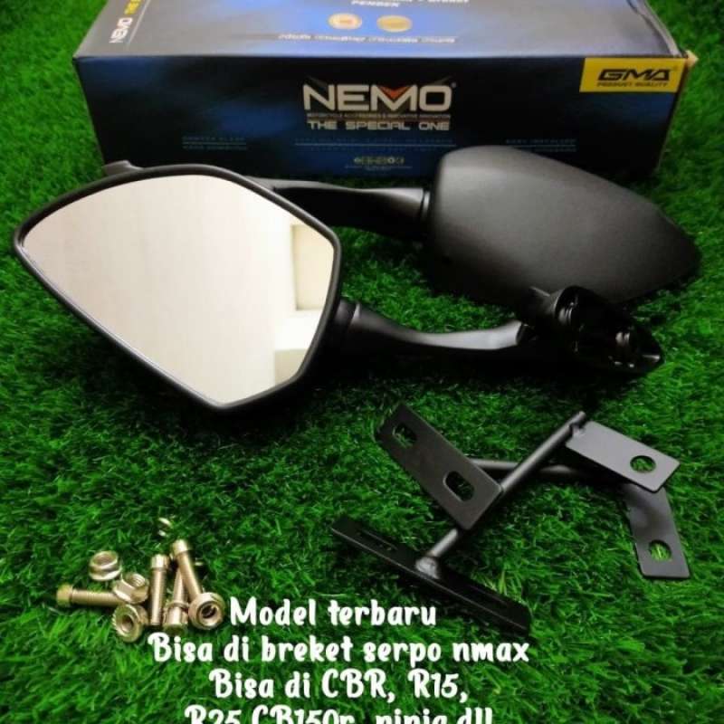 Promo Spion Nemo Ducati R15-r25-nmax Kaca Putih Diskon 23% Di Seller ...