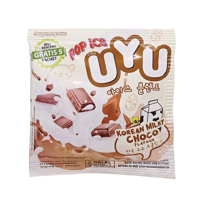 Jual Pop Ice Uyu - Korean Milky Flavour - Paket 5 Sachet Di Seller ...