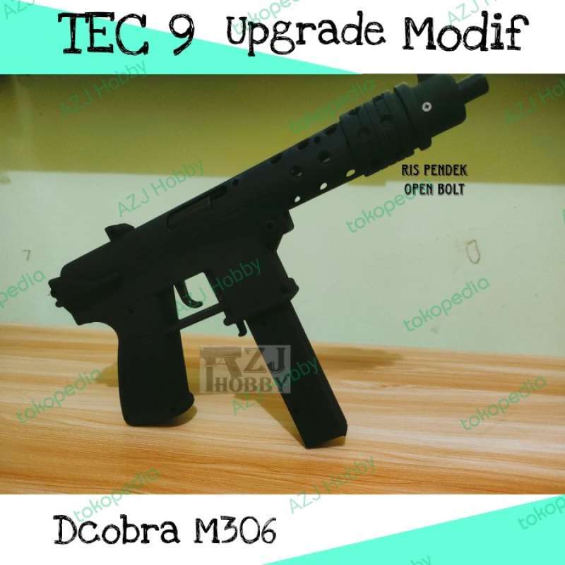 Jual Mainan Airsoft Spring /tec9 / Dcobra M306/repaint/ Upgrade Modif ...