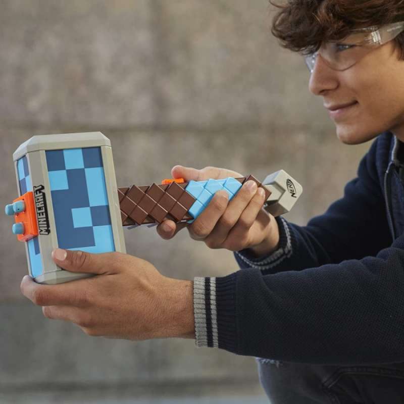 Promo Nerf Minecraft Stormlander Dart Blasting Hammer Diskon 33% Di ...